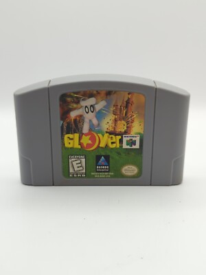 Glover (Nintendo 64, 1998) Authentic N64 Cartridge - Tested & Working ...