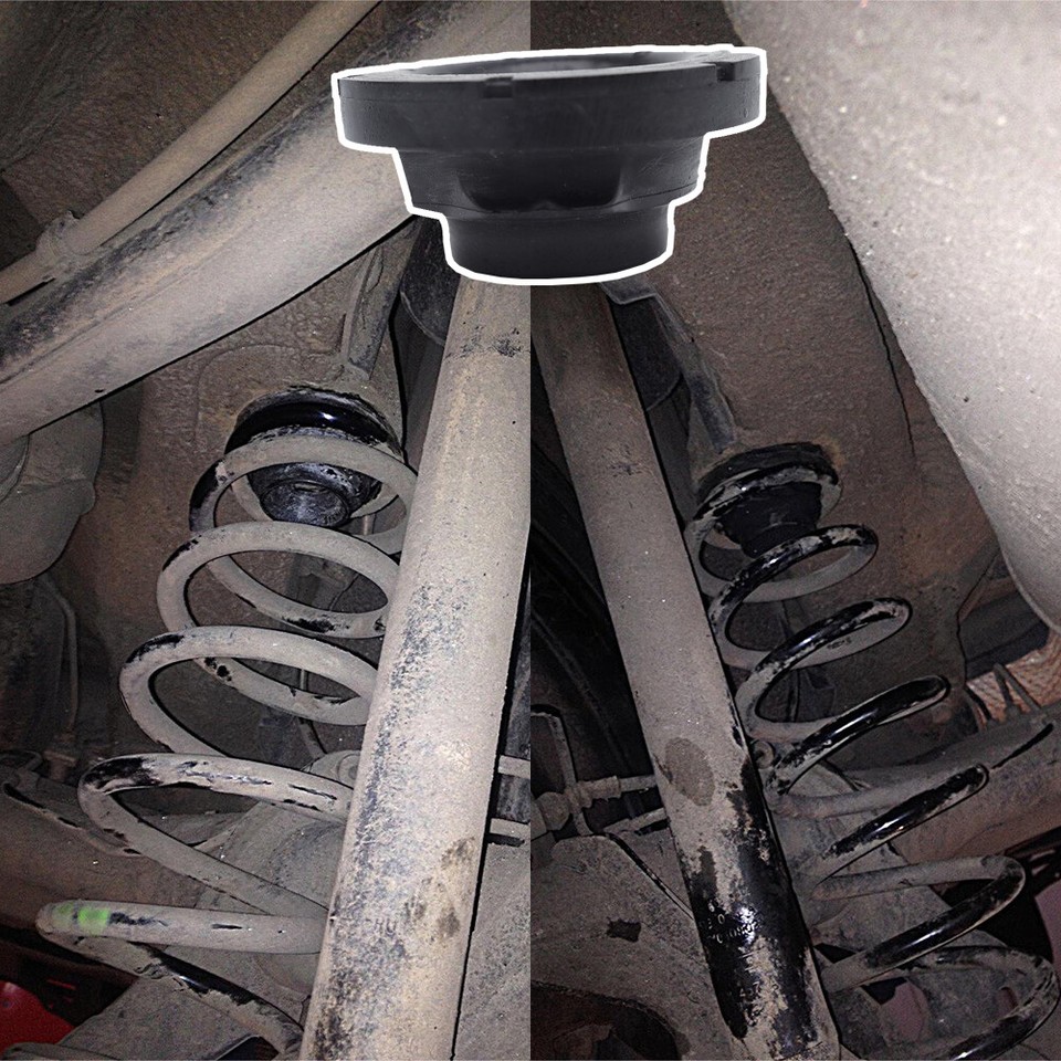 For VW Golf MK4 1J Rear Axle Leaf Coil Spring Rubber Mounts Bushing ...