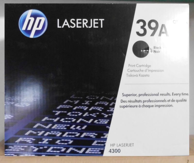 Original HP 39A Toner Q1339A black für LaserJet 4300 N TN DTN DTNS ...