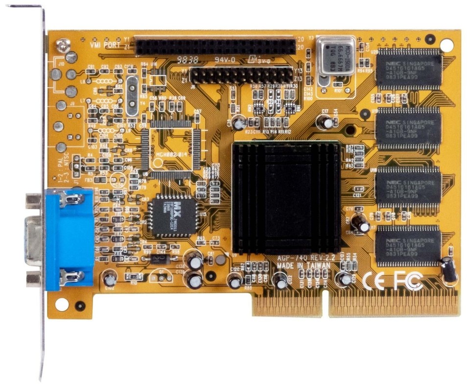 GRAFIKKARTE NEC INTEL 740 8MB AGP-740 AGP D-SUB 64-bit DirectX: DX3/5 ...