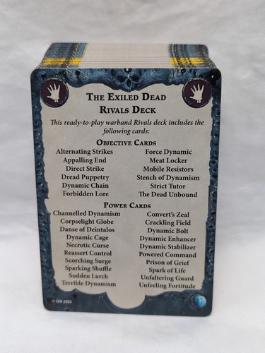 (59) Warhammer Underworlds Harrowdeep The Exiled Dead Cards | eBay