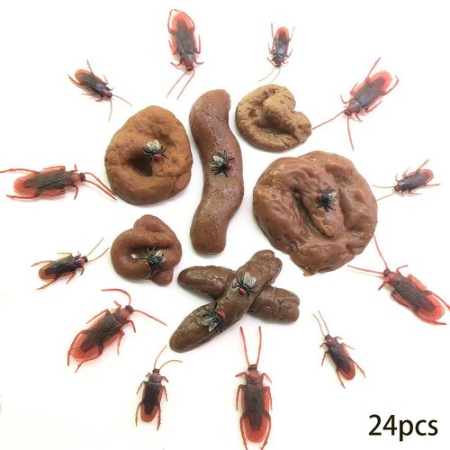 High Quality Prank Toy Set Part Poop Realistic Turd Replacement 24Pcs ...