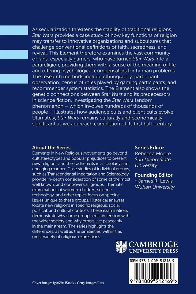 The Sacred Force of Star Wars Jedi William Sims Bainbridge Taschenbuch ...