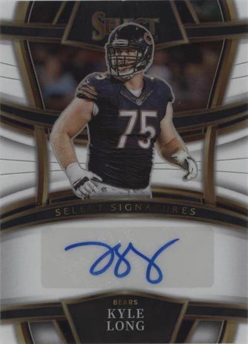2022 Panini Select - Select Signatures Kyle Long #SSP-KYL White Prizm ...