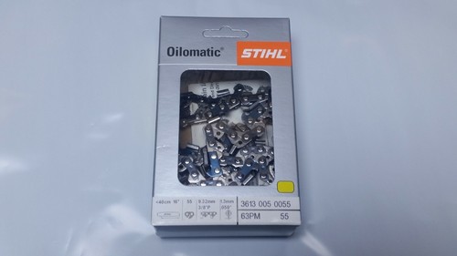 STIHL CHAIN 63PM55, 3613 005 0055, 3/8"P .050G, 55DL 16" Bar | eBay