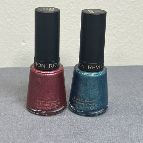 Revlon Super Lustrous Colorstay Enamel Nail Polish 003 Blue Velour 001 ...