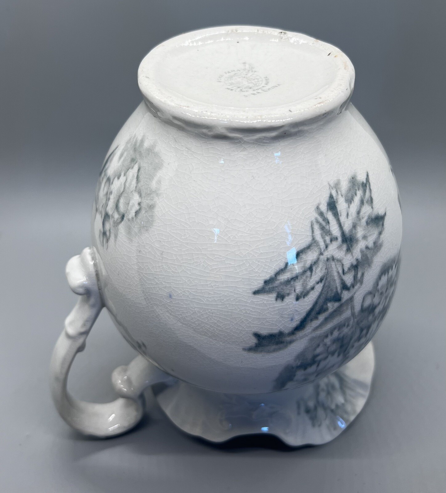 Antique Alba China BONA FAMA EST MELIOR ZONA AUREA “Ironstone” PITCHER | eBay