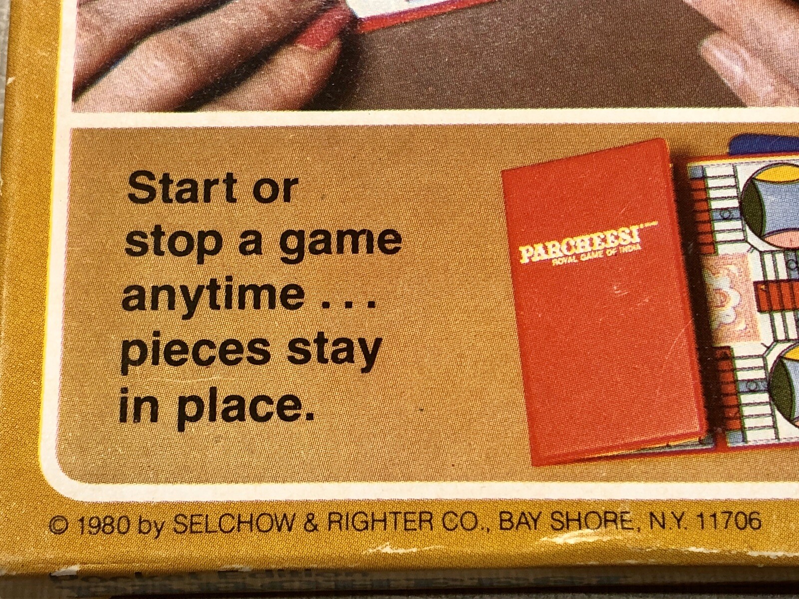 Vintage 1980 Parcheesi Pocket Travel Ed.Selchow and Righter #3 Used ...