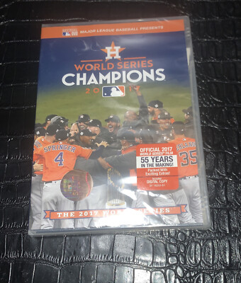 NEW DVD Sealed 2017 World Series Champions: Houston Astros Baseball Fan ...