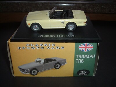 ATLAS CLASSIC SPORTS CARS 1/43 SCALE TRIUMPH TR6 (CHINA) A NEW ...