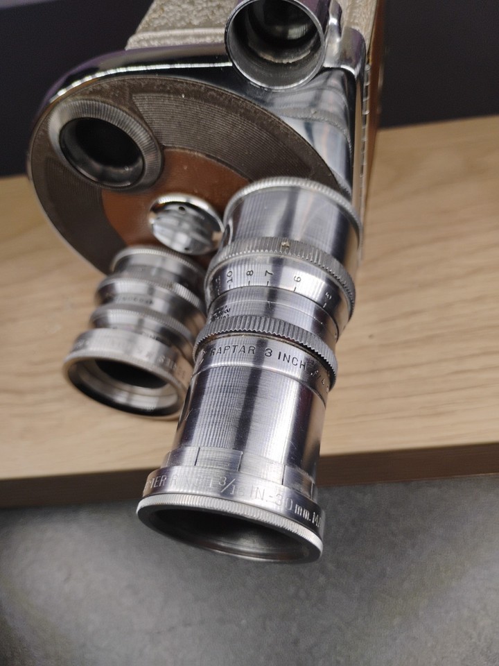 Revere Magazine Model 26, 16mm Turret Movie Camera Body, With lenses ...