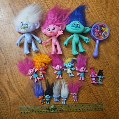 Trolls Movie Toy Lot - 15 Figures + Toy- DreamWorks Poppy, Branch ...