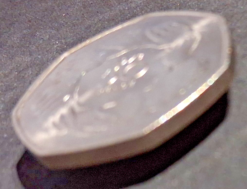 1973 Old Fifty Pence Coin, EEC Ring Of Hands (Not been in General ...