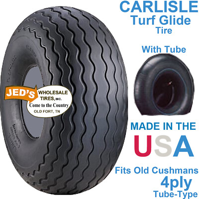 8.00x6 800x6 8.00-6 800-6 Carlisle S-Rib TIRE with TUBE old cushman ...