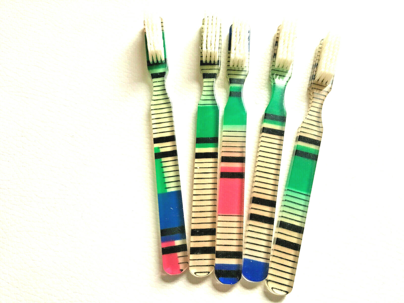 5 New FUN and Colorful Vintage Toothbrushes By Alan Stuart | eBay