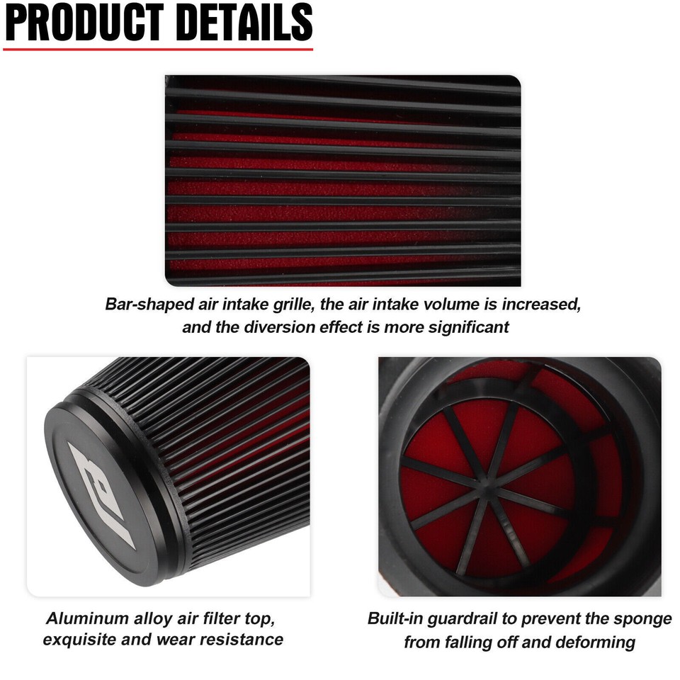 NIBBI 54mm Air Filter Pod For Honda CB/CM400/450 CX/GL500/650 CB650/750 ...