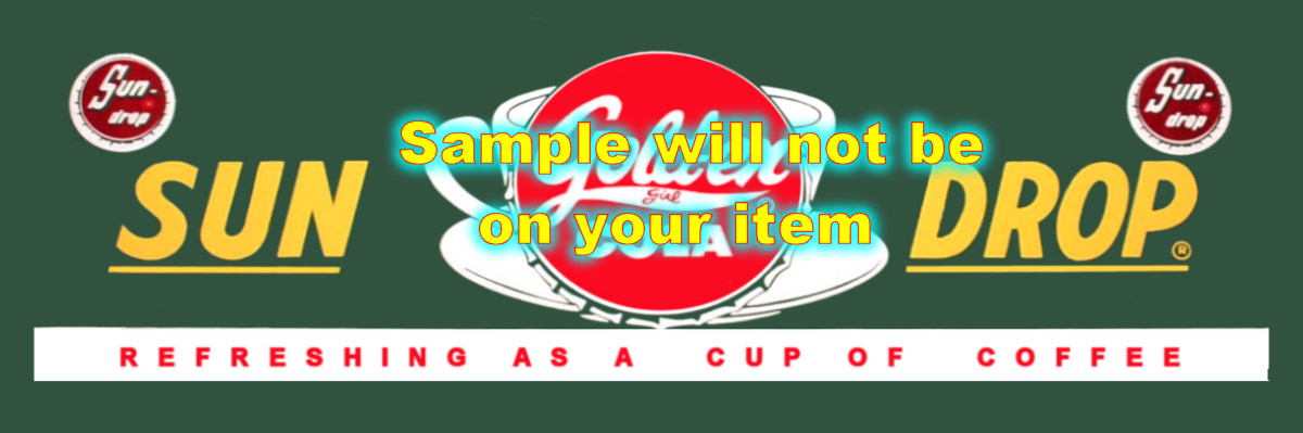 1950 Sun Drop Soda Stickers Signs Fridge Magnets Decals | eBay