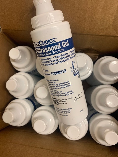 12 MediChoice Ultrasound GEL Premium High Viscosity 8oz #10080212 for ...