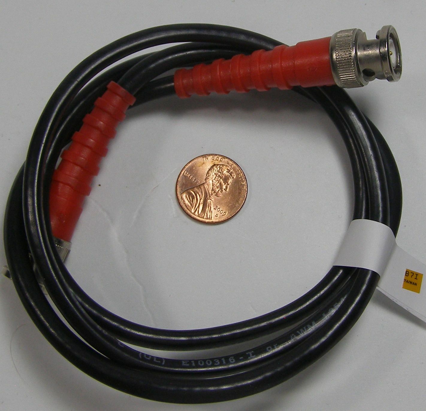 Intercomp RG 58A/U 20AWG type:CL2 E100316 BNC 3' Cable B71 | eBay