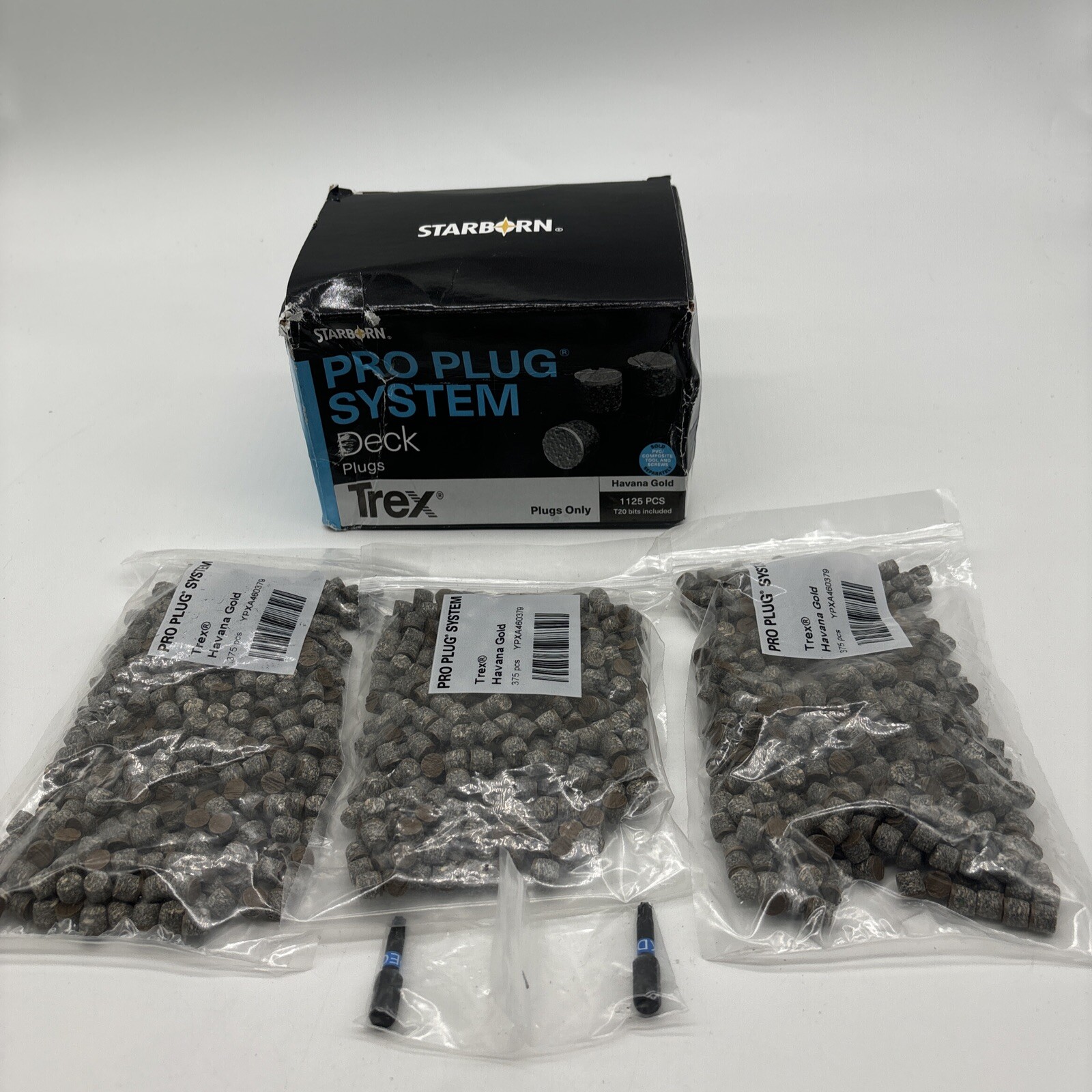 Starborn Pro Plug System Deck Plugs Trex Havana Gold 1125 Pcs | eBay