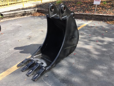 New 18" Kobelco SK60 Heavy Duty Excavator Bucket w/ Coupler Pins | eBay