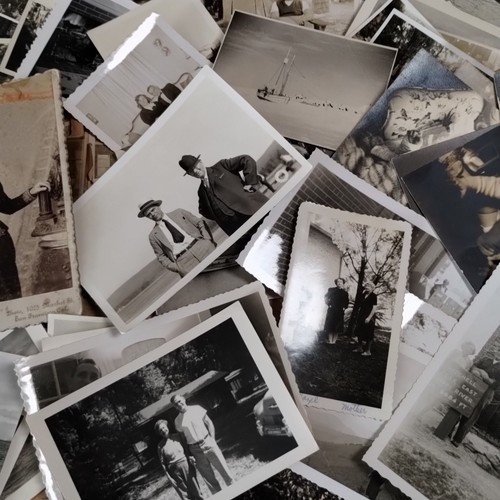 Vintage Photo Lot of 100 Random Found B&W Original Snapshots c1920 ...
