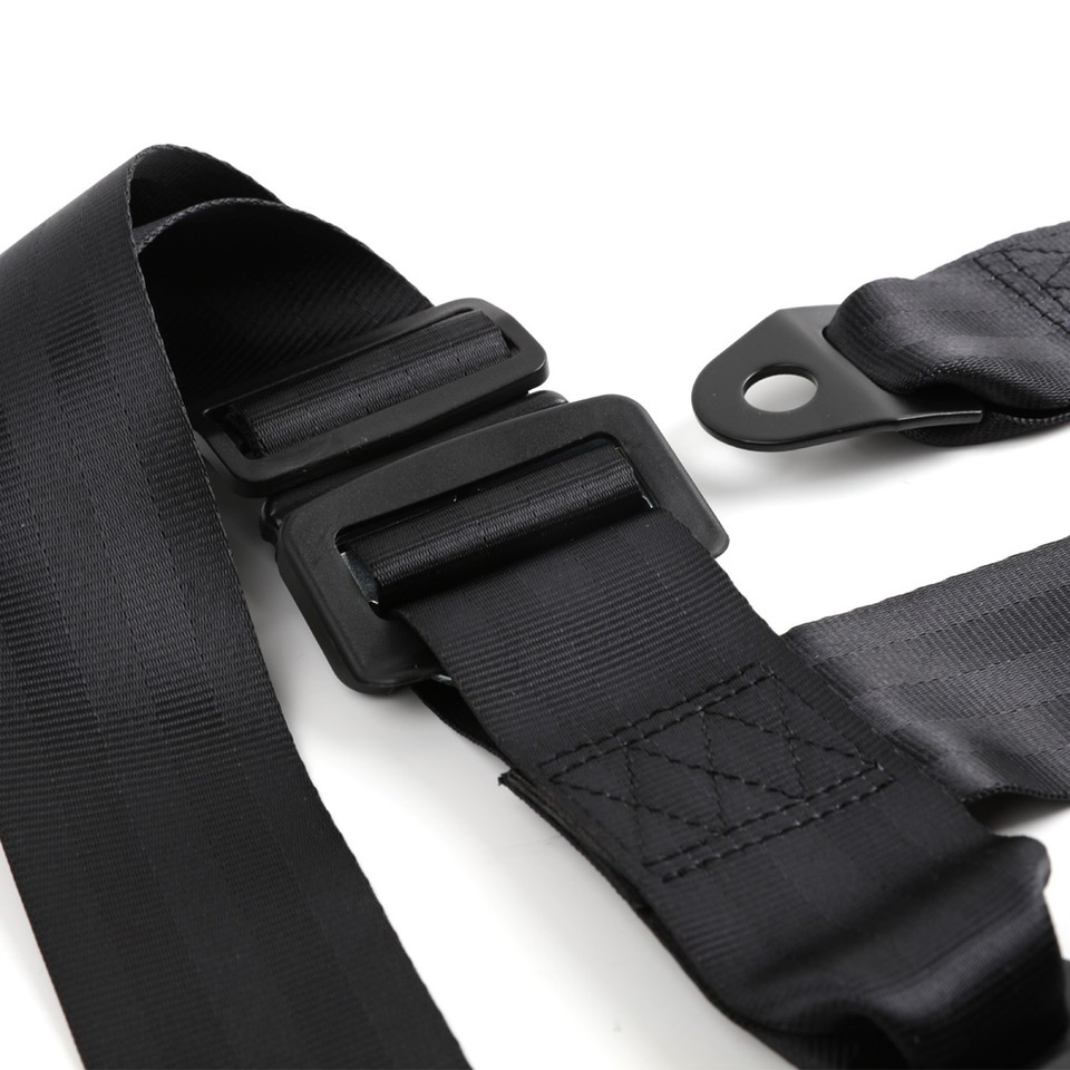 2" 4-Point Adjustable Racing Seat Belts Harness Safety Shoulder Straps ...