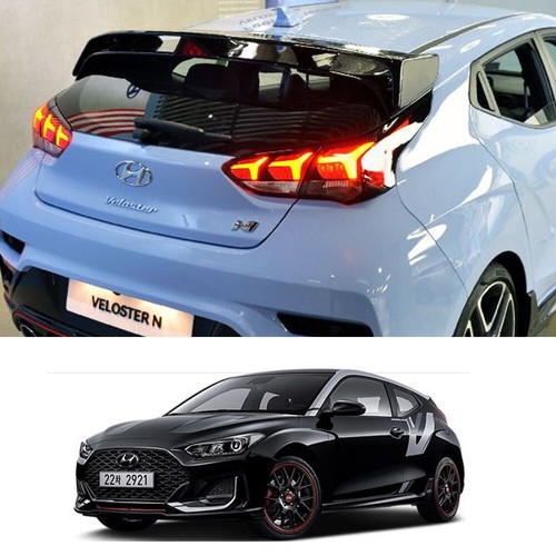 GENUINE Parts Rear Roof Wing Spoiler Black For Hyundai VELOSTER 2018 ...
