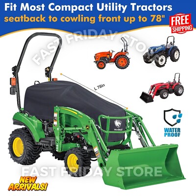 Heavy Duty Waterproof Compact Tractor Cover for Kubota/John Deere ...
