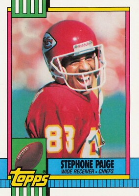 1990 Topps NFL Stephone Paige #258 - Kansas City Chiefs | eBay