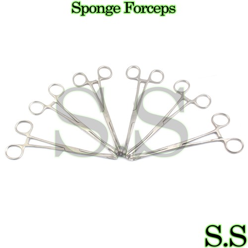6 Six Pieces BODY PIERCING Hemostat Forceps SPONGE CLAMPS 9" | eBay