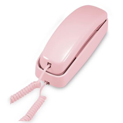 Pink Corded Trimline Princess Phone Easy Wall Mount Speed Dial Last ...