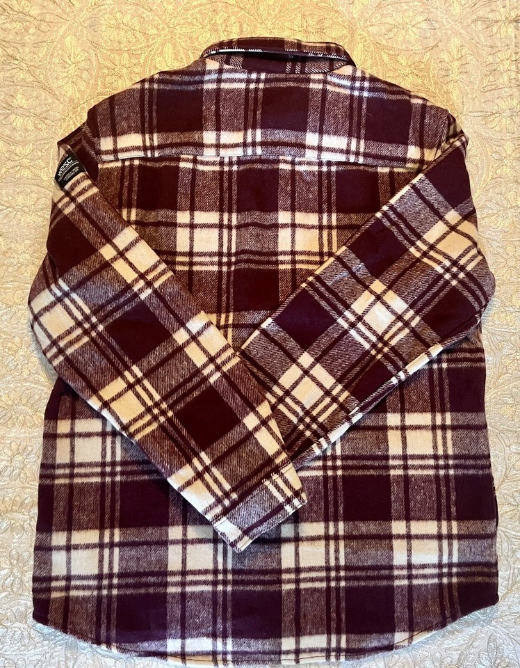 We Are The Superlative Conspiracy Wesc Shacket Purple Cream Plaid ...