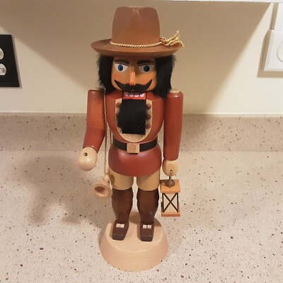 15" Straco Nutcracker ECHT ERZGEBIRGE Made in Germany Holzkunst Lantern ...