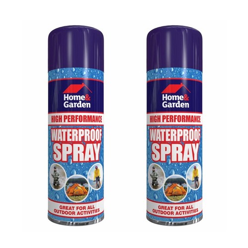 2 x Waterproof Spray For Fabric Cloth Shoe Leather Jacket Camping ...