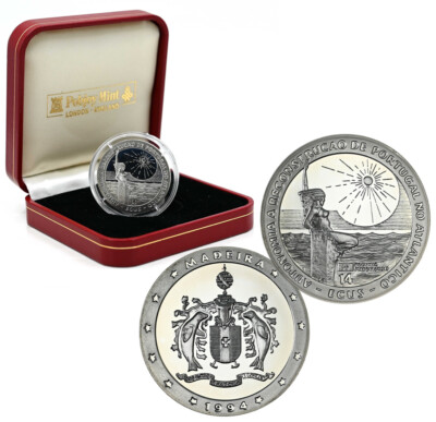 MADEIRA 14 Ecus 1994 Silver Proof '20th Anniversary of Autonomy ...