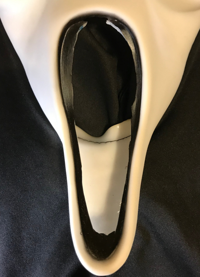 *Ends Jul 19* Repainted Scream Ghostface EU Mask + FLAWED 25th ...