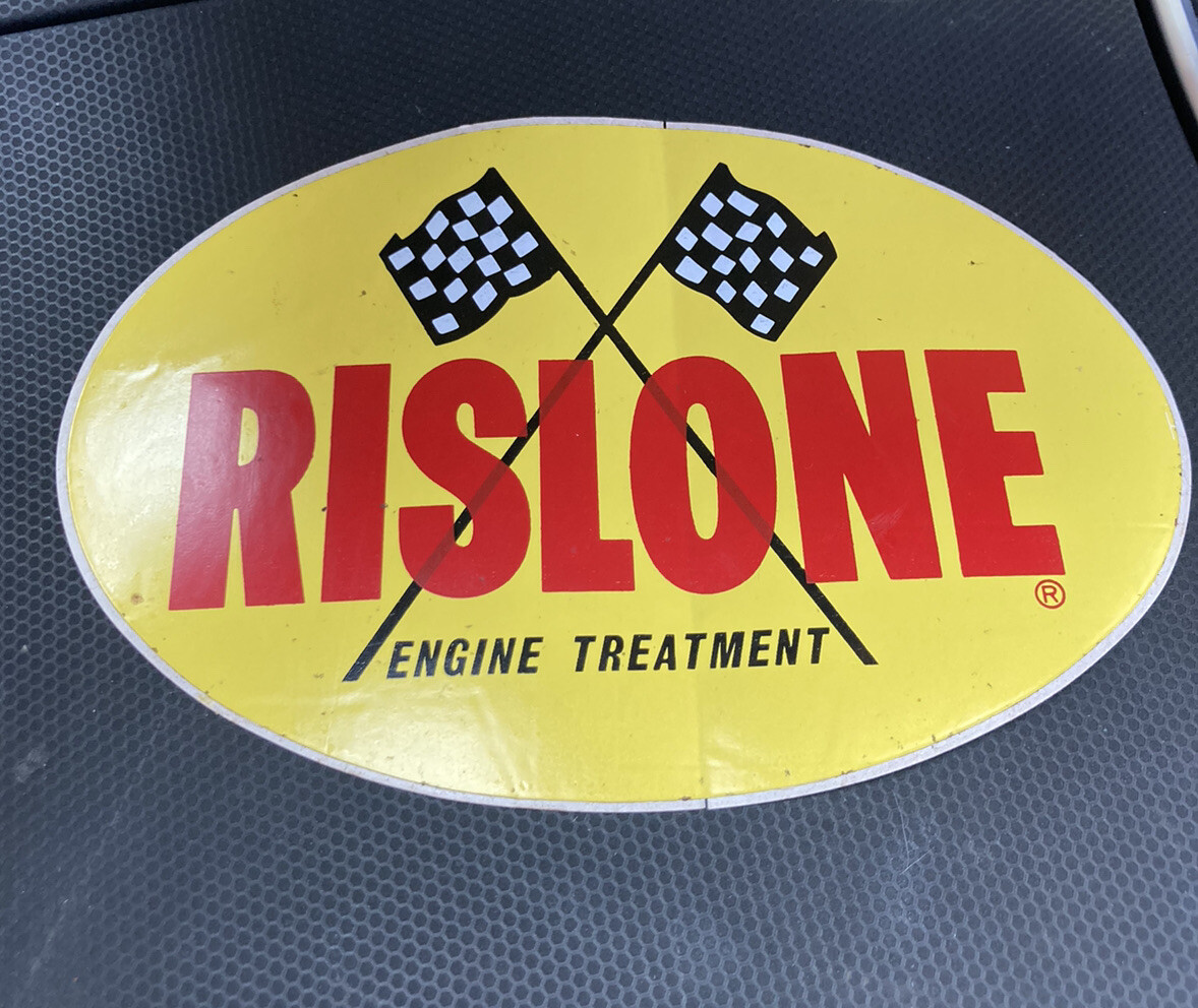 Original Sticker HOT ROD drag racing Rislone Engine Treatment | eBay