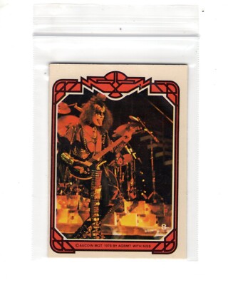 KISS COLLECTOR CARD PUZZLE PIECE #8 1978 DONRUSS AND AUCOIN MGT | eBay