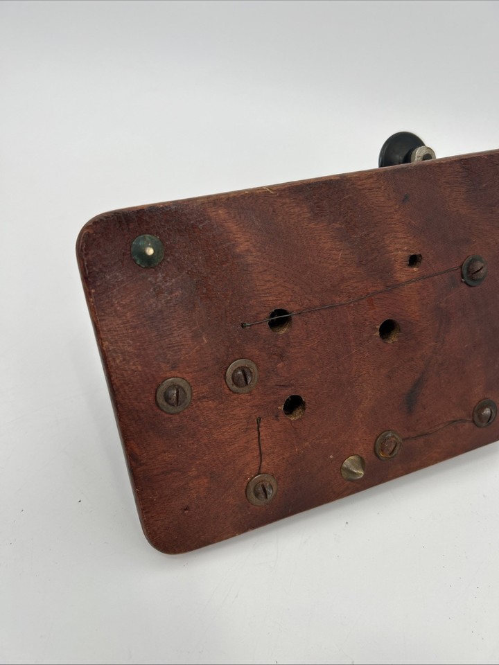 Antique Telegraph and Key on Board Sounder J.H. Bunnell & Co. NY USA ...