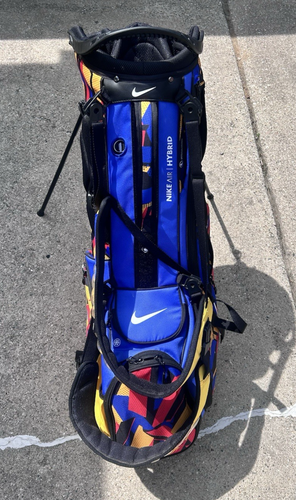 RARE Nike Air Hybrid Multicolor Golf Club Bag With Stand Mint! | eBay