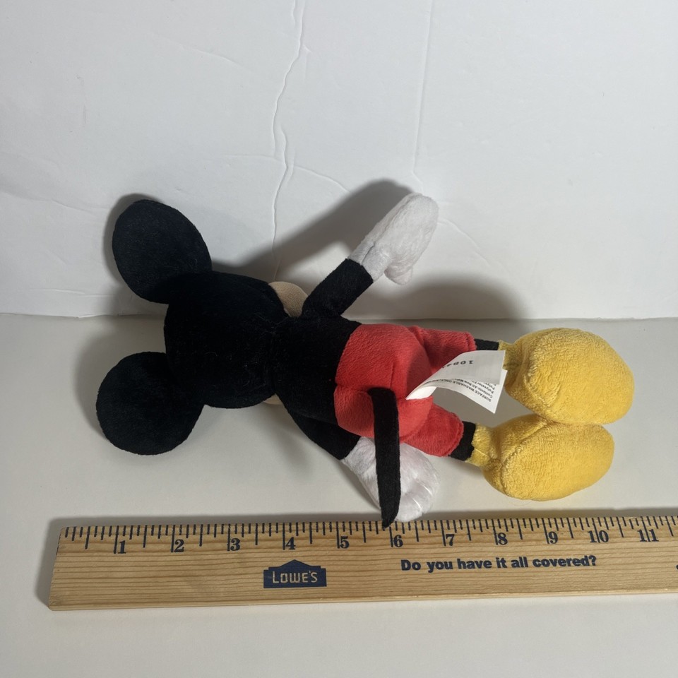 Disney Mickey Mouse Bean Bag Plush 10" | eBay