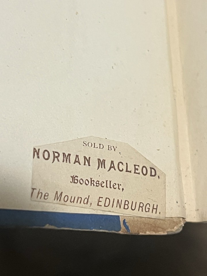 Robert Burns Common Place Book 1872 • Private Print • Norman MacLeod ...