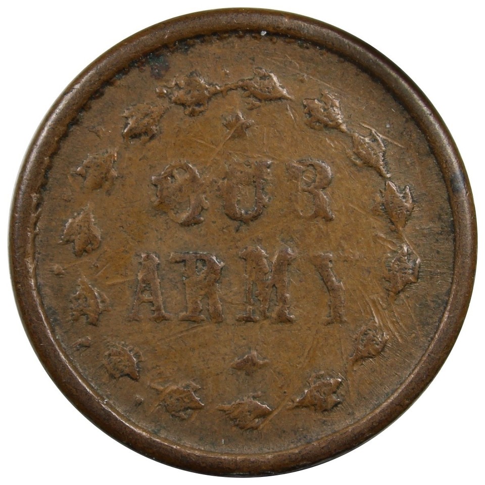 1864 Liberty Our Army Civil War Token Heavy Cudd Circulated A2301 | eBay