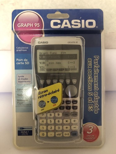 Calculatrice CASIO GRAPH 95 pour lycée et études Supérieures (1.775) | eBay