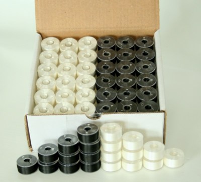 144 PREWOUND BOBBINS L TYPE MACHINE EMBROIDERY THREAD | eBay
