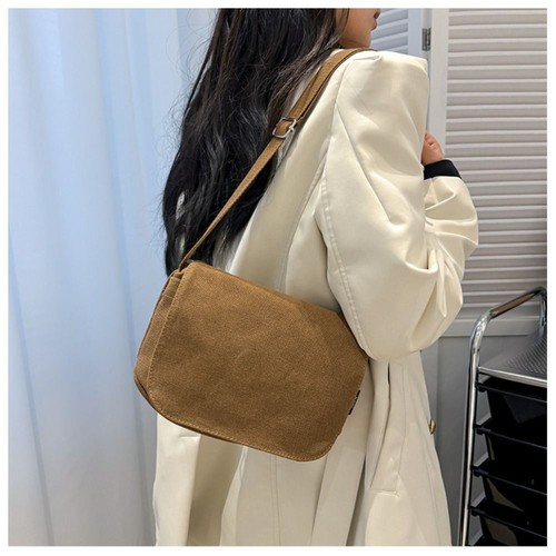 Retro Simple Messenger Bag Fashion Student Canvas Schoolbag | eBay