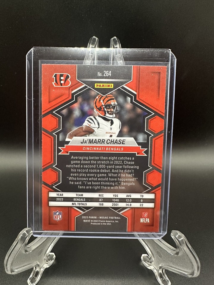2023 Panini Mosaic Jamar Chase National Pride #264 Cincinnati Bengals ...