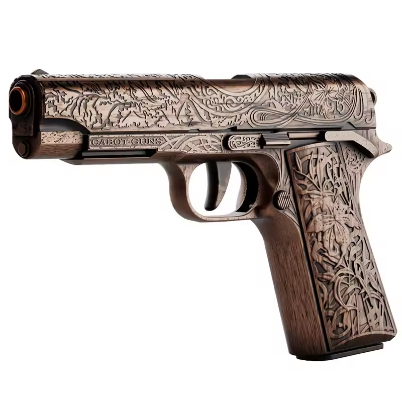 Blowback M1911 Pistol Shell Throwing Continuous Firing Soft Bullet Prop ...