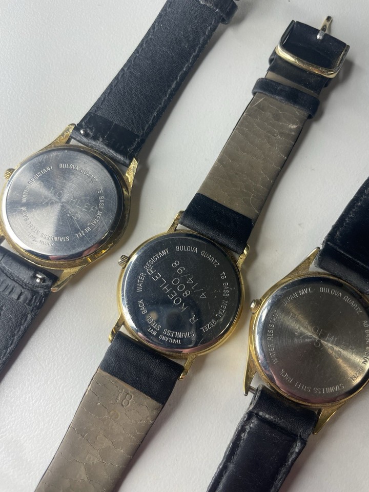 vintage Bulova American Bowling Congress (ABC) 300 Game Award watch set ...